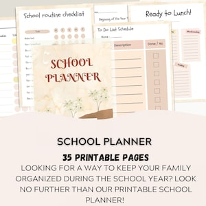 School Planner | 2022-2023 School Planner | School Calendar | School ...