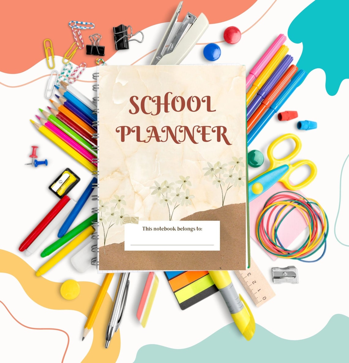 School Planner 2022-2023 School Planner School Calendar - Etsy
