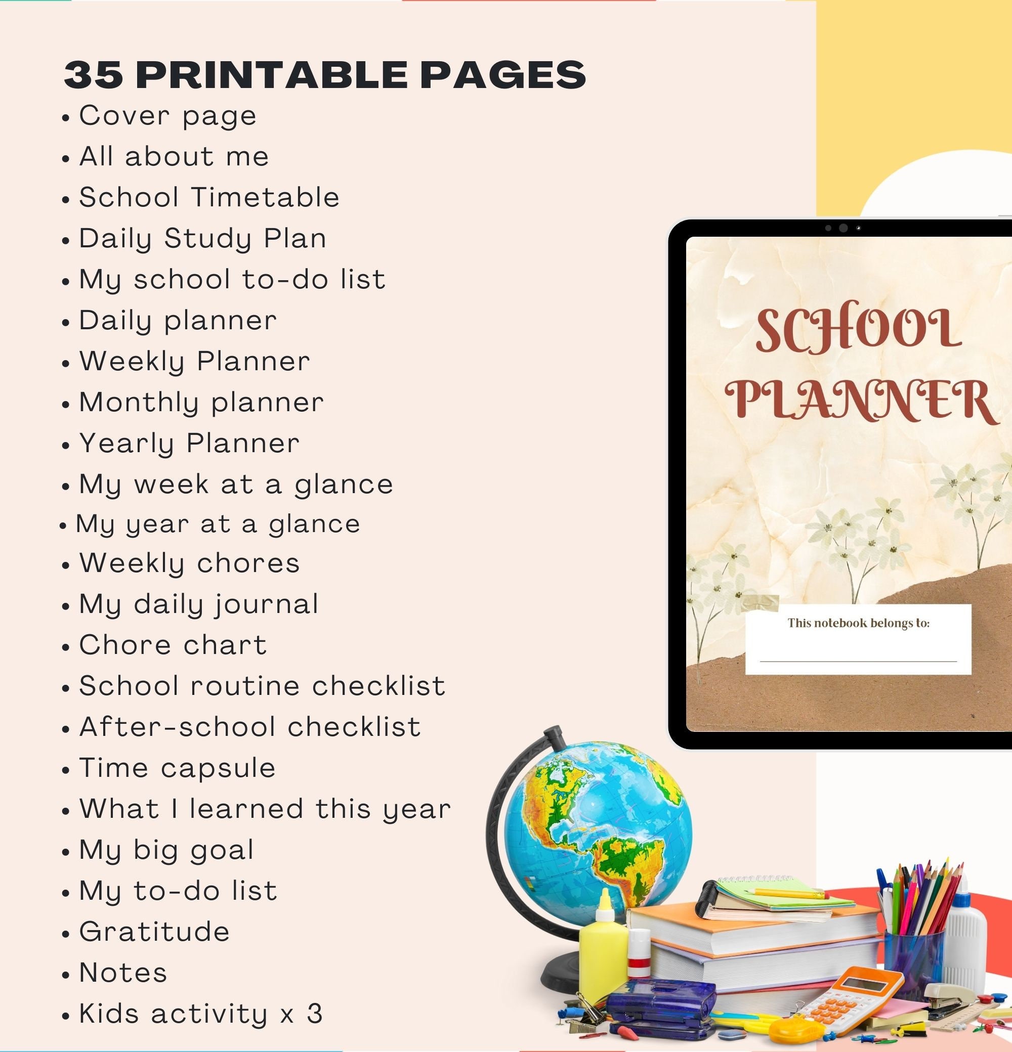 School Planner | 2022-2023 School Planner | School Calendar | School ...