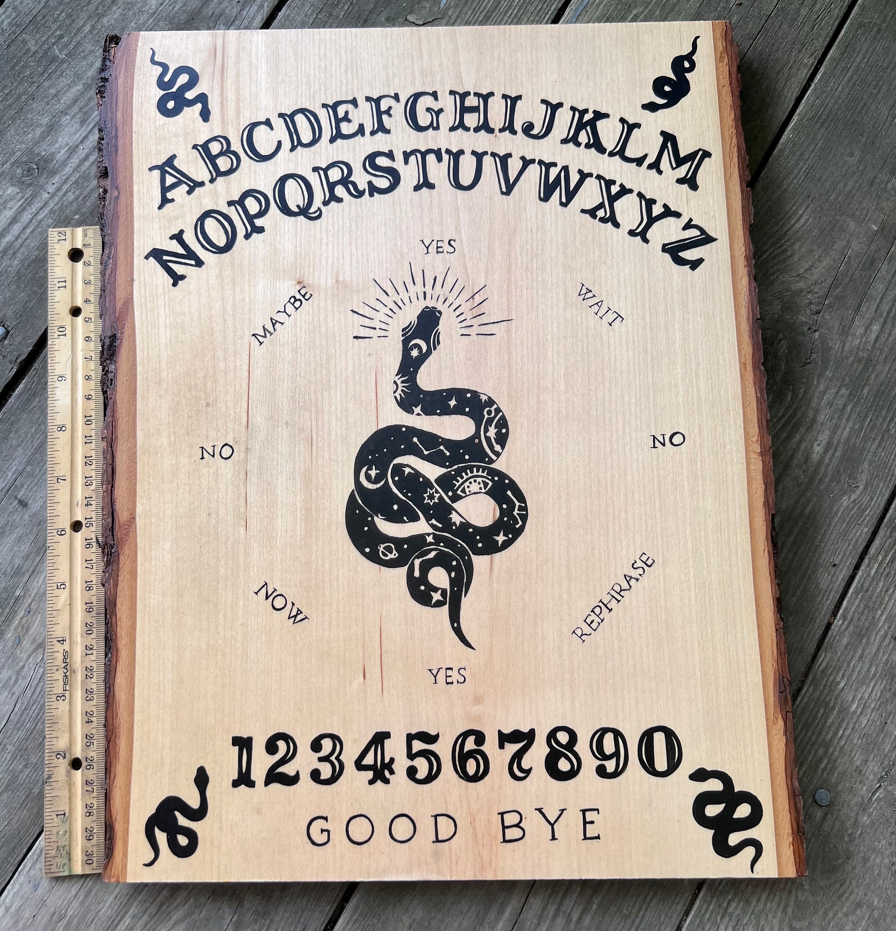 Ouija Board Pendulum Board Combo Snake Design for Spirit Communication ...