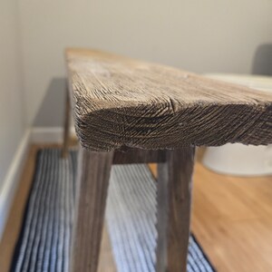 Vintage Style Narrow Bench, Skinny Thin Artisan Noodle, Sofa, Sitting ...