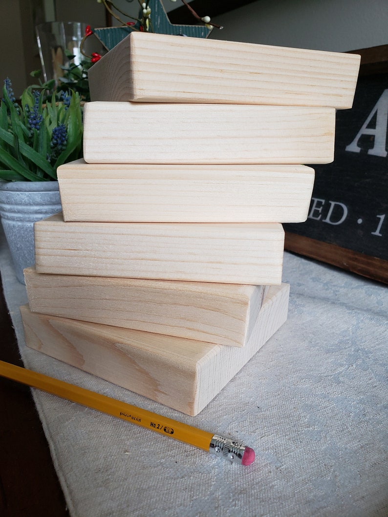 Riser Wood Blanks / 5 Inches Square X 1-1/8 Inch Thick / Sold in Sets ...