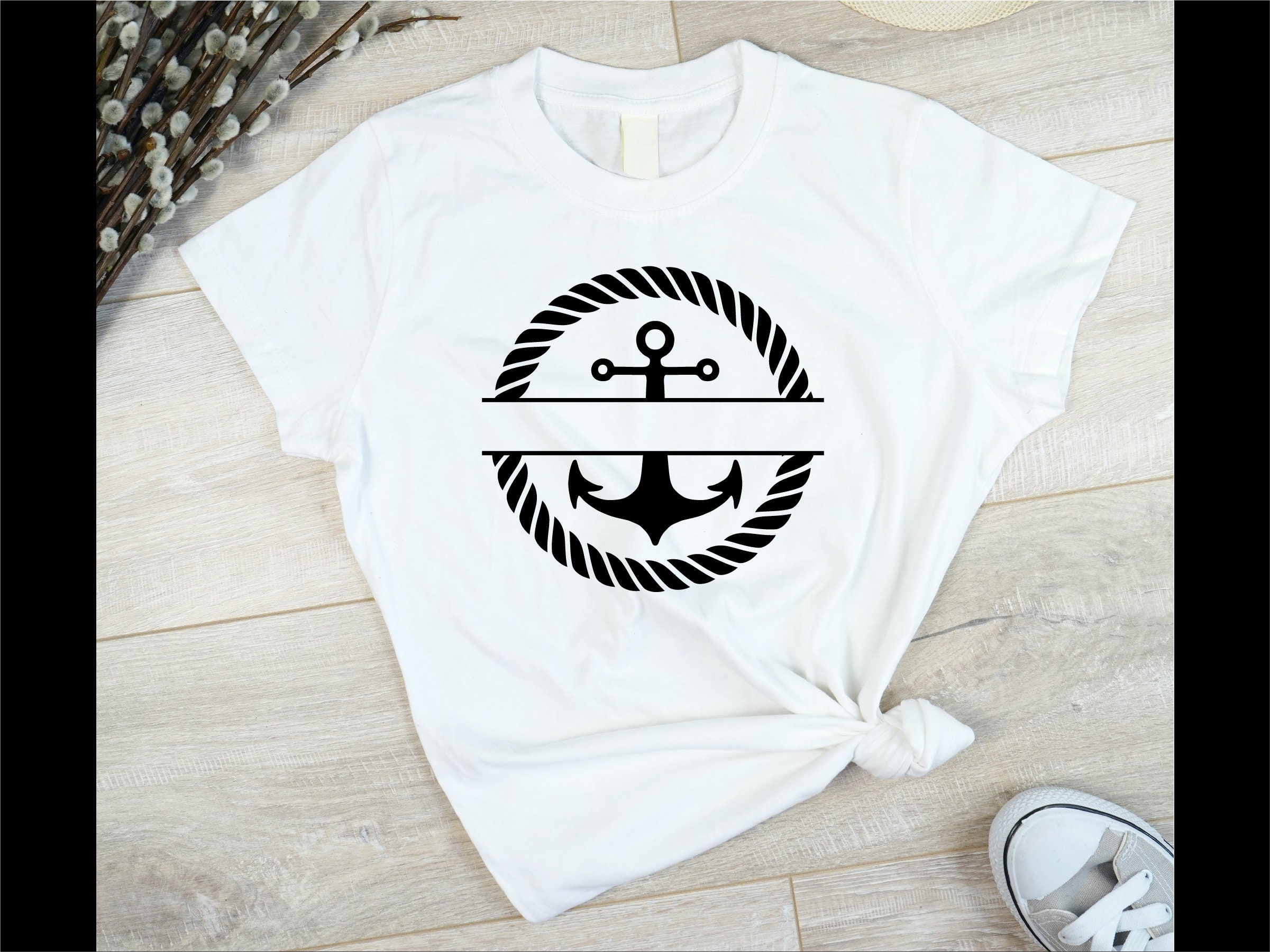Anchor With Rope Svg, Anchor With Heart Svg, Anchor Svg, Nautical Svg ...