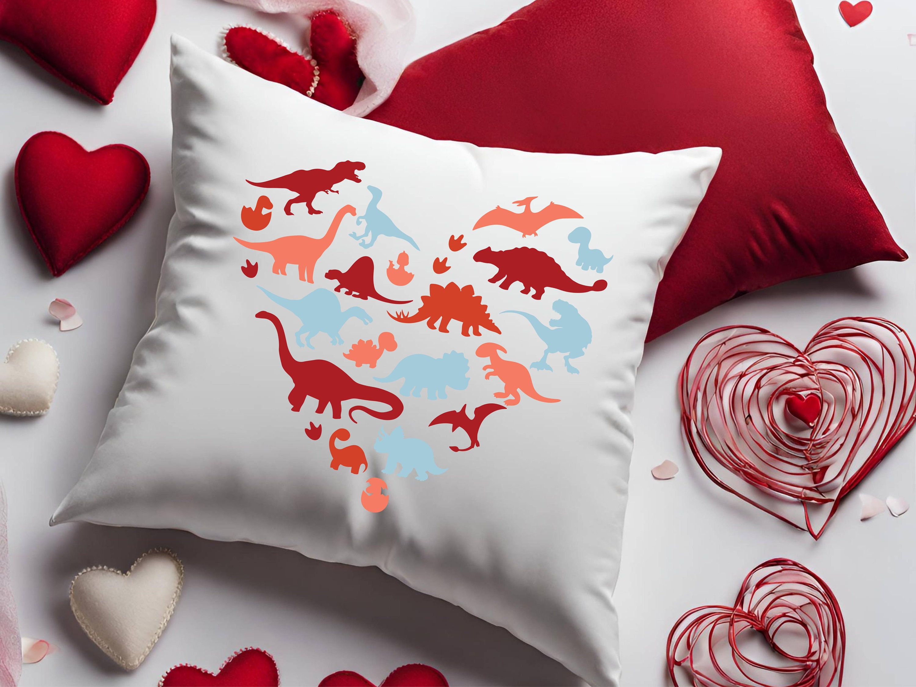 Dinosaur Valentine Svg Dino Valentine Svg Boys Valentine Svg Heart Svg ...