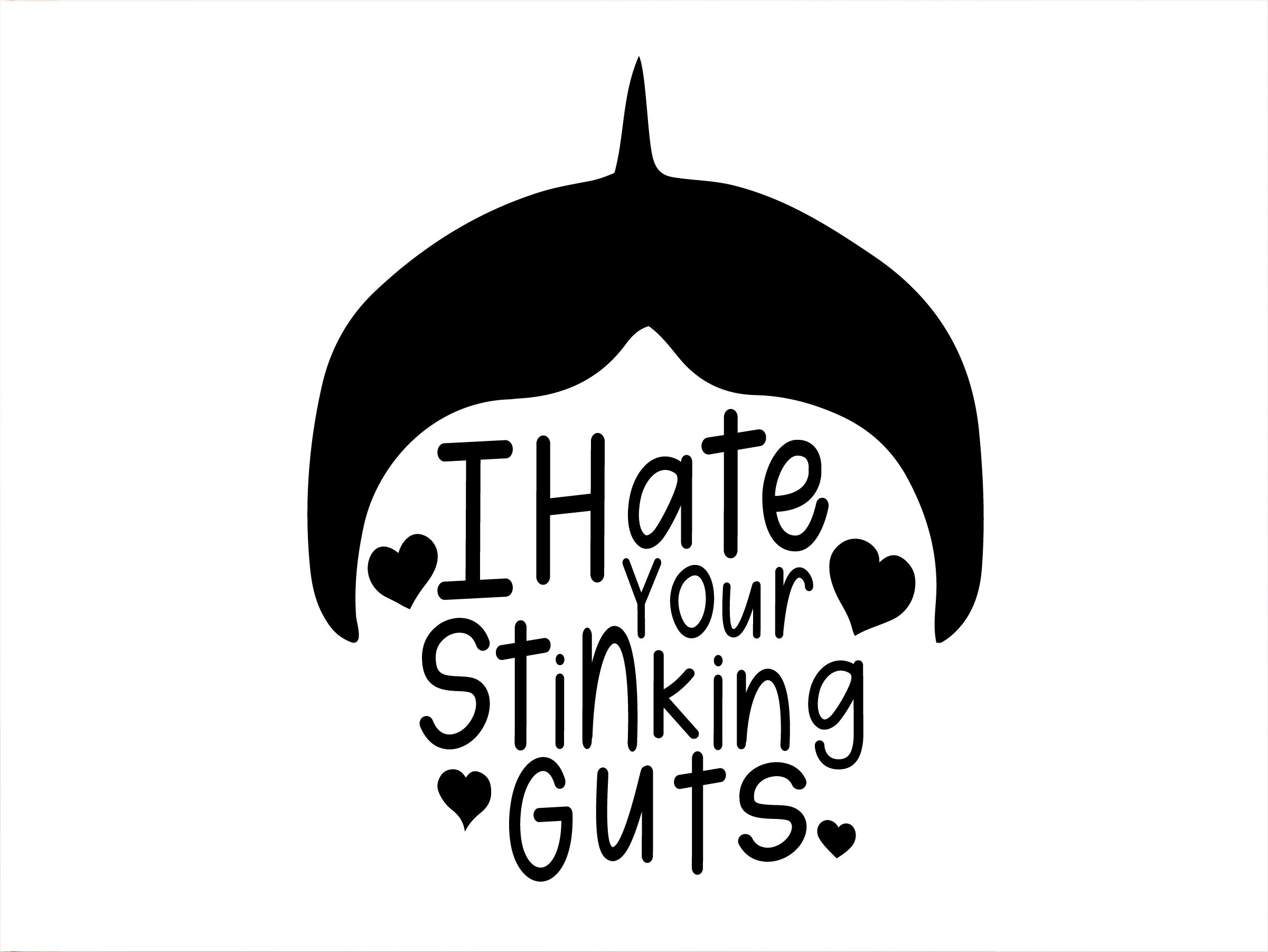 I Hate Your Stinking Guts SVG, Alfalfa Svg, Cute Valentines, Valentines ...