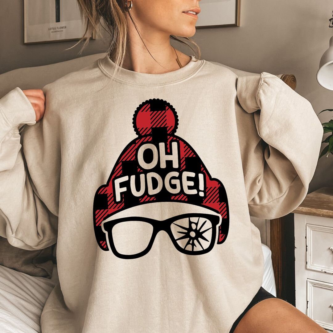 Oh Fudge Svg, Funny Christmas Svg, You'll Shoot Your Eye Out Svg, Retro ...