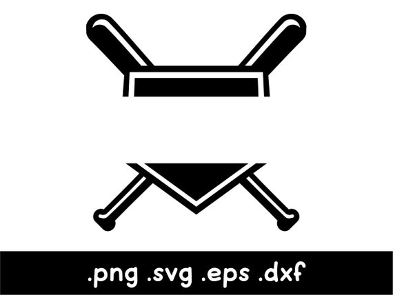Split Baseball Svg Baseball Split Monogram SVG Baseball | Etsy