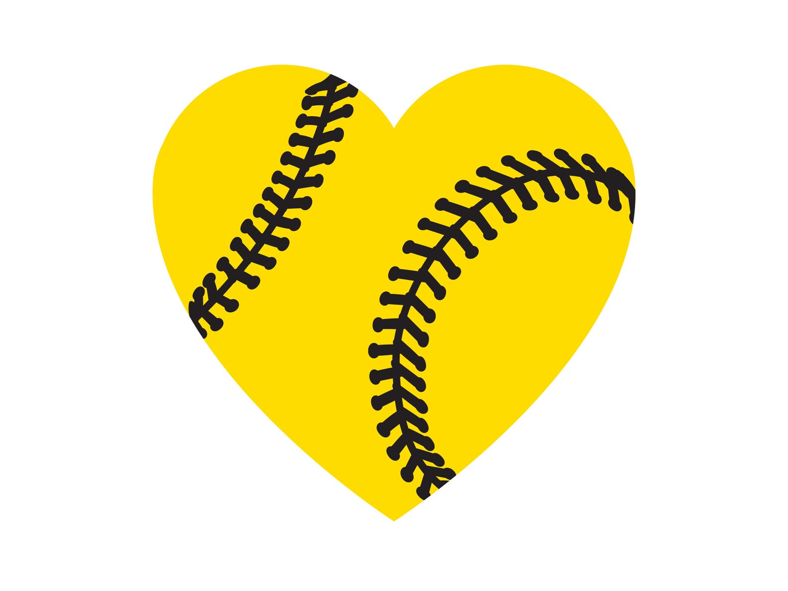 Softball Heart Svg, Softball Clipart, Love Softball Svg, Softball Mom ...