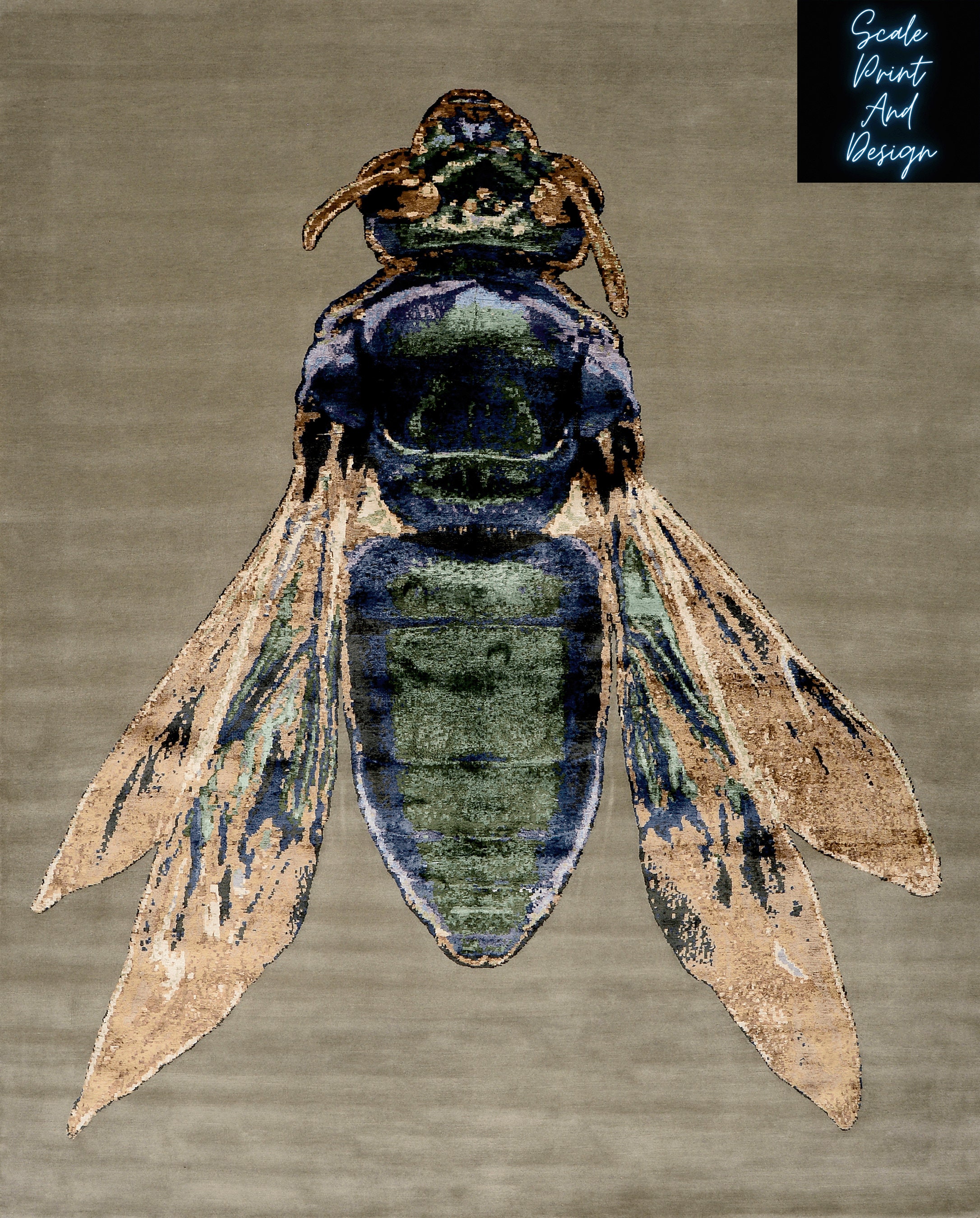 Wasp Rug - Sizes for All Scales Available - Custom Sizes Available ...
