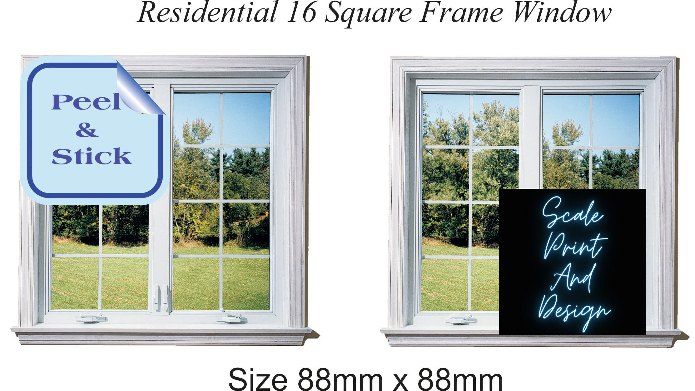 Square Window Frame