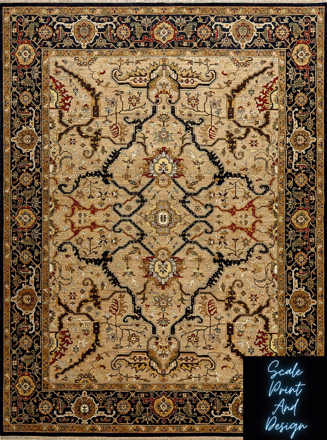 Samara Rug - Sizes for All Scales Available - Custom Sizes Available ...