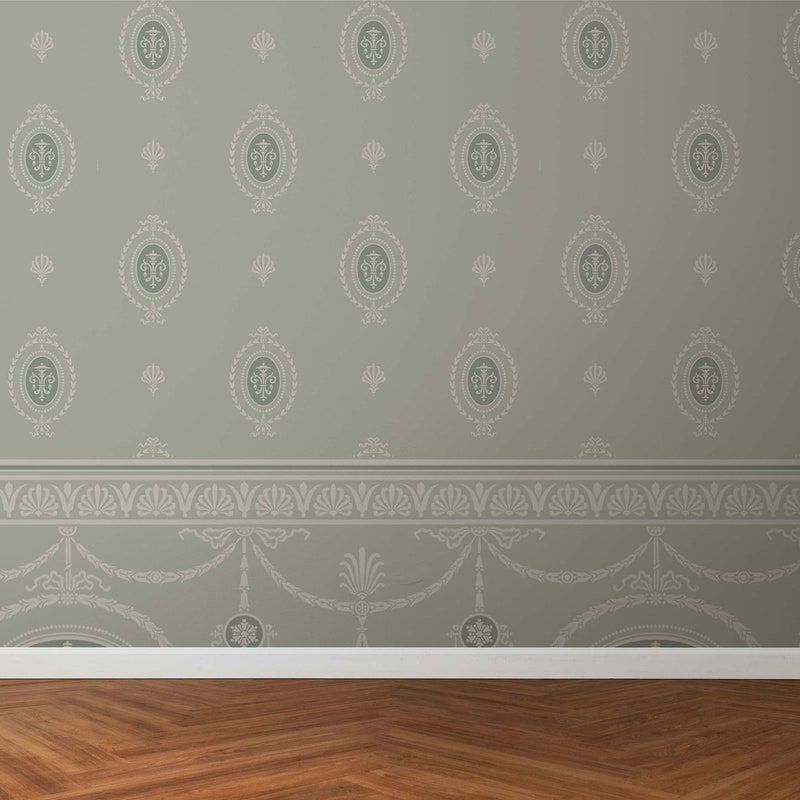 Colonial Wallpaper - Etsy