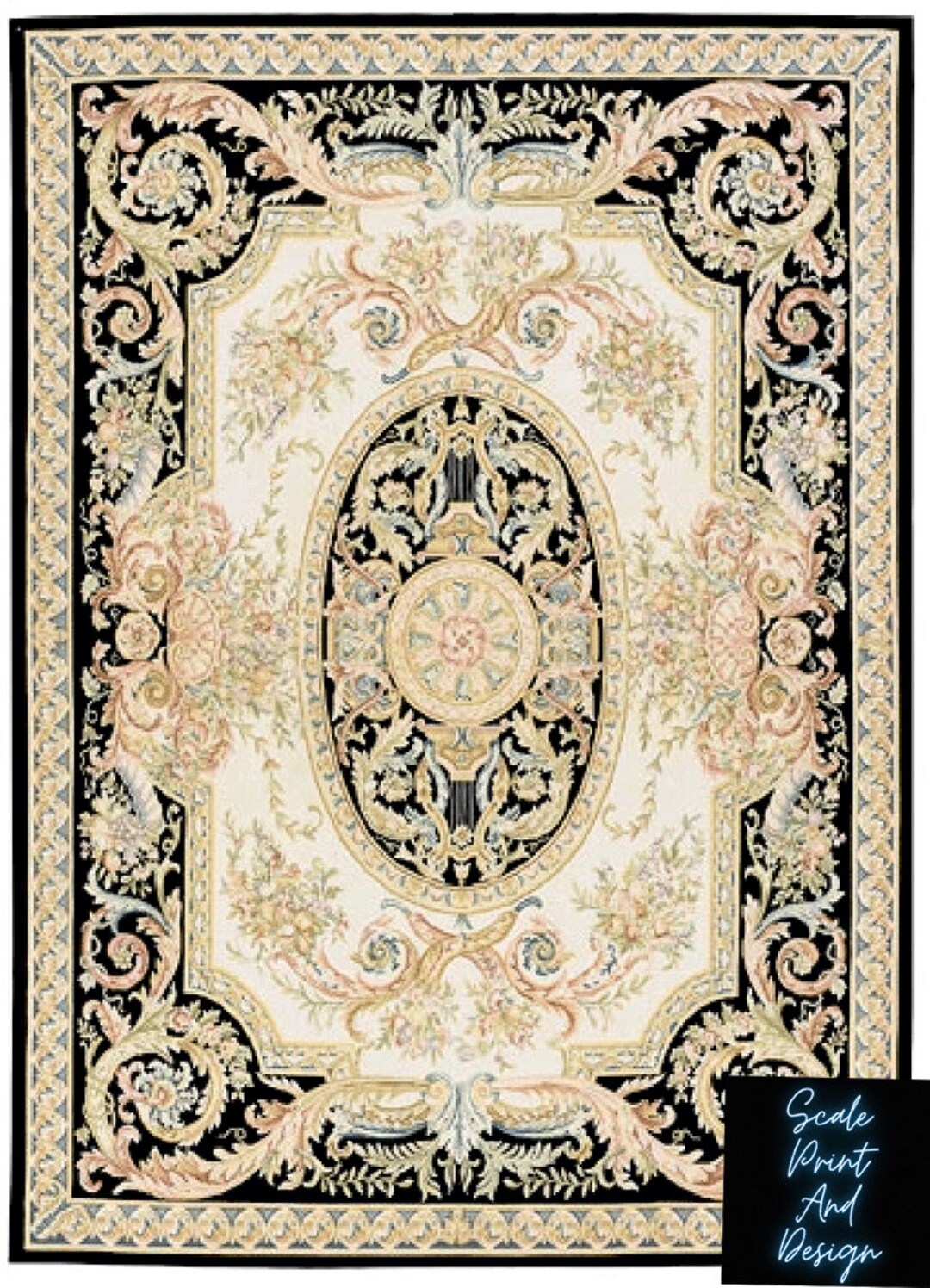 Apfel Dollhouse Rug - Sizes for All Scales Available - Custom Sizes ...