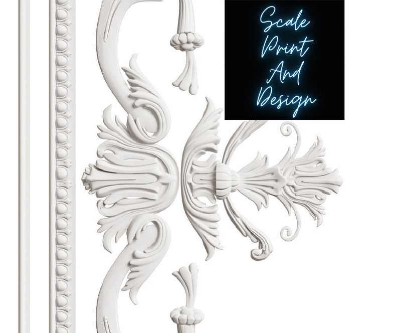 Classic White Ceiling Paper Panel Sizes for All Scales - Etsy
