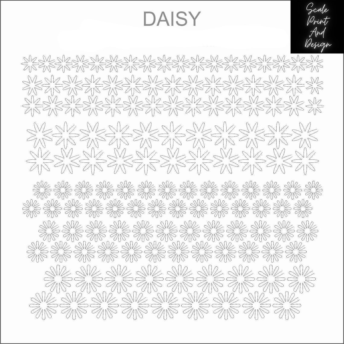 Daisy Laser Cut Paper Flowers Dollhouse Miniatures - Etsy