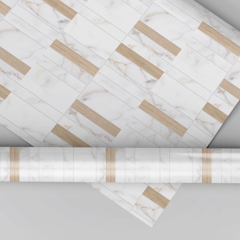 Tile Effect Wallpaper - Etsy