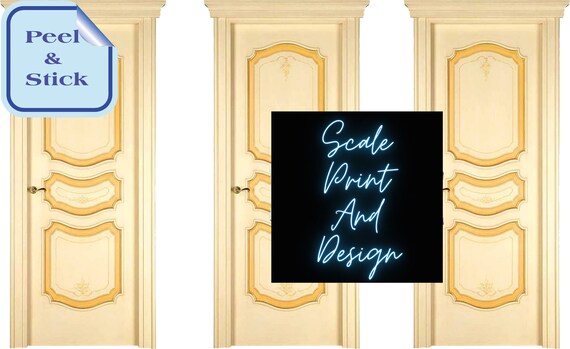 Aria Internal False Doors Dollhouse Miniature Vinyl Door - Etsy