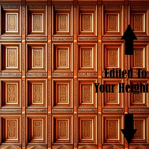 Engraved Full Wall Panels Dollhouse Miniature Wallpaper - All Scales ...