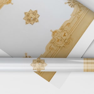 Baroque Aged Ceiling Paper Panel - Sizes for All Scales Available ...