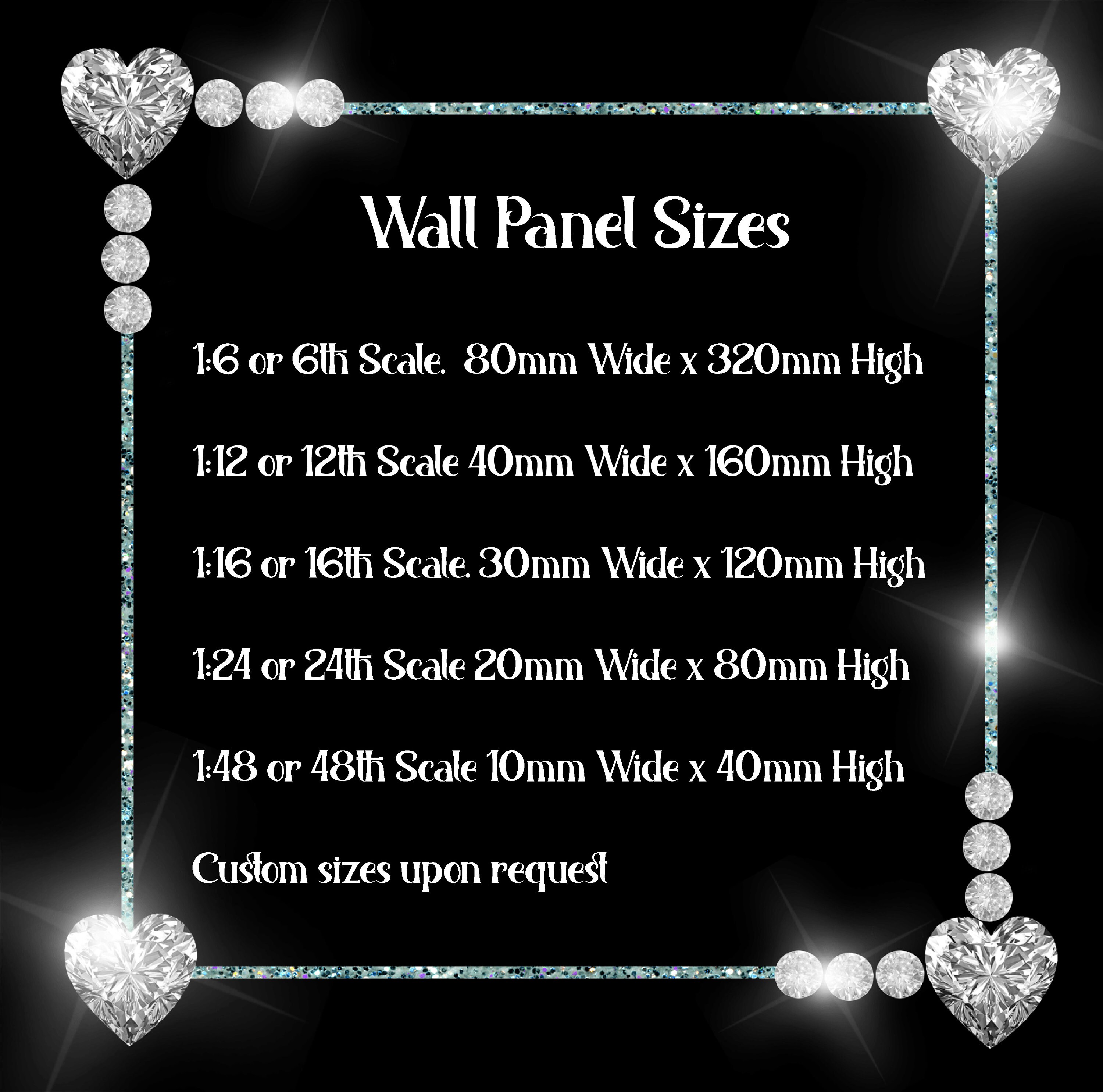 Vevila Wall Panels Set Dollhouse Miniature Wallpaper All - Etsy