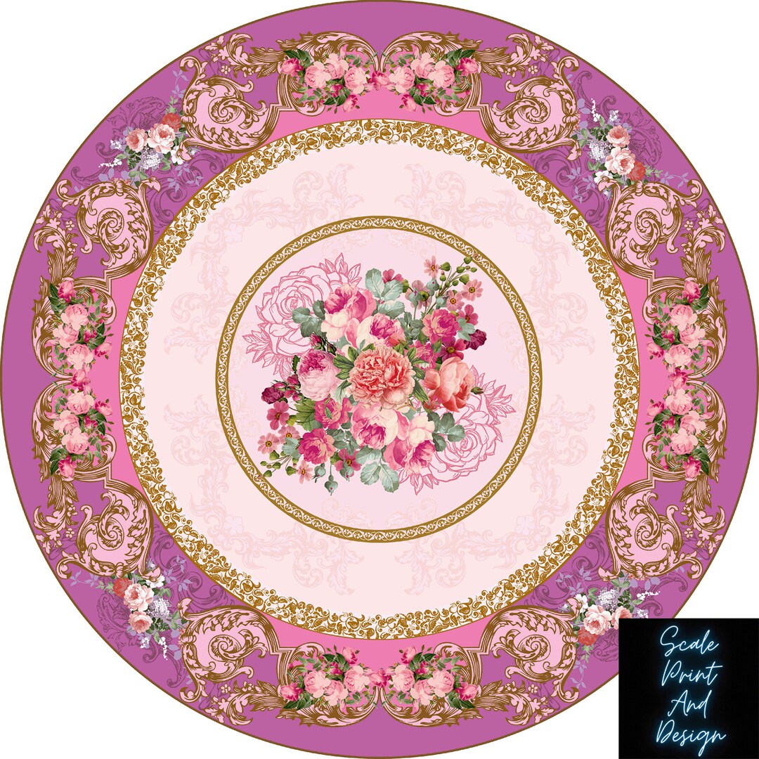 Gigi Round Rug - Sizes for All Scales Available - Custom Sizes ...