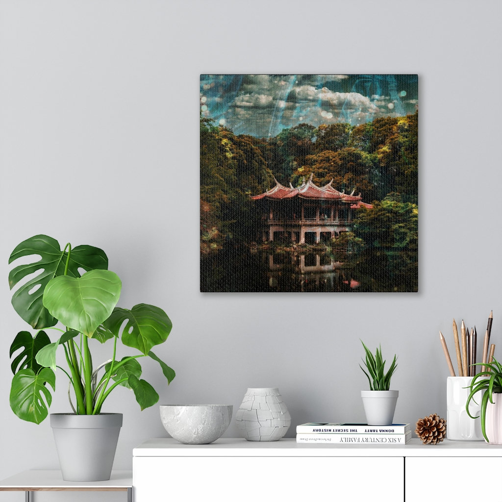 Japanese Art, Japanese Temple, Japanese Print, Japanese Wall Art ...