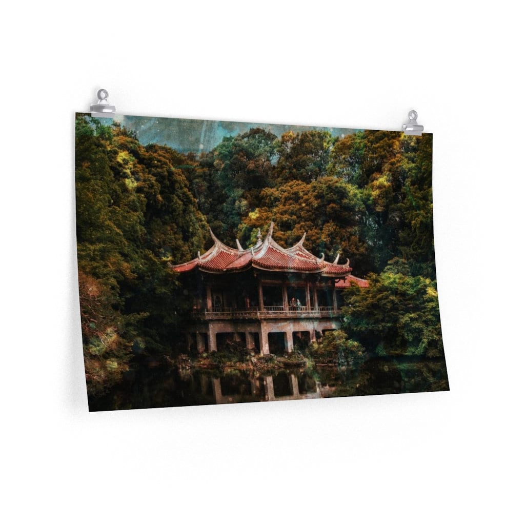 Japanese Print, Japanese Art - Japanese Temple - Japanese Wall Art ...