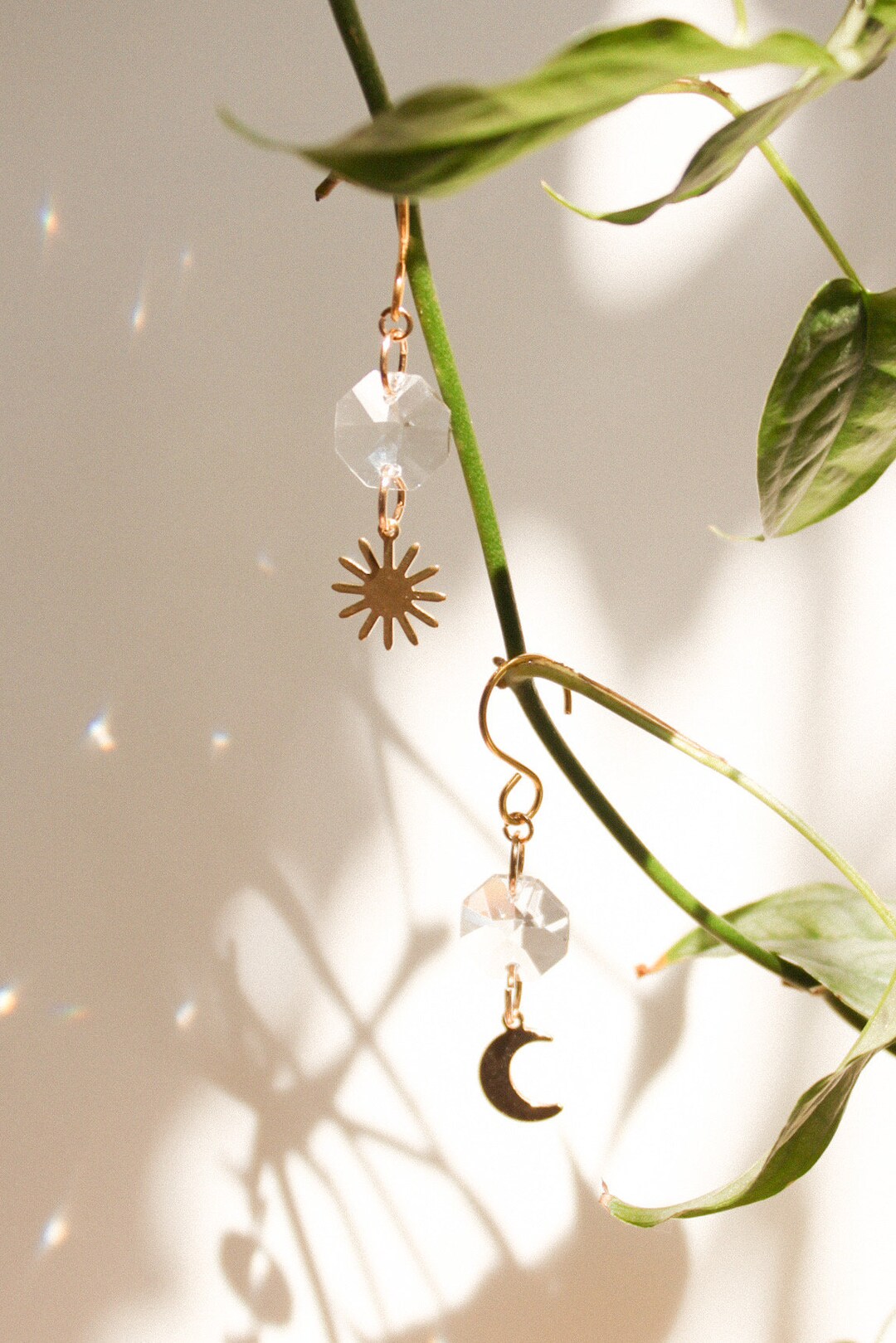 Brass Suncatcher Plant Charms - Etsy
