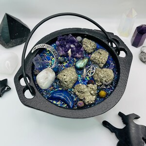Cosmic Witch Large Cauldron Candle - Etsy