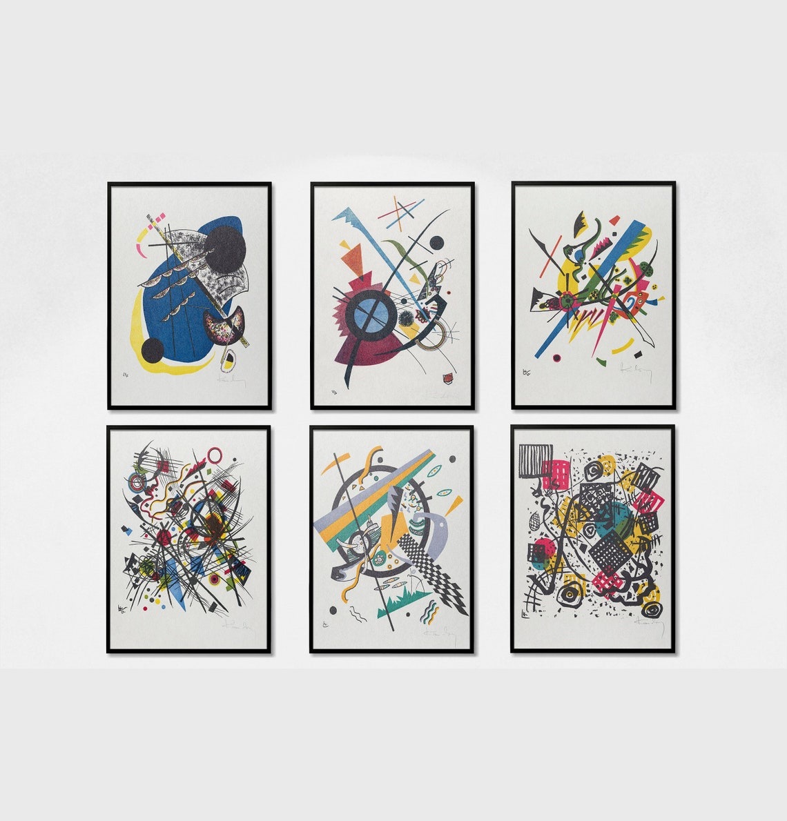Wassily Kandinsky Digital Print Set of 24, Kandinsky Printable Art ...
