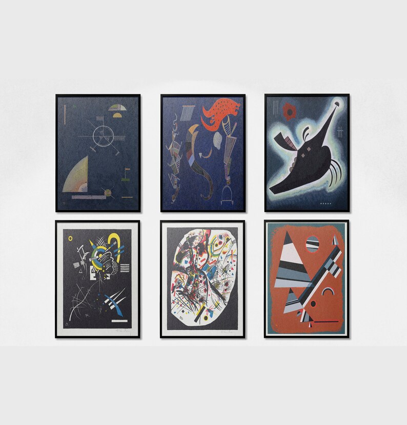 Wassily Kandinsky Digital Print Set of 24, Kandinsky Printable Art ...