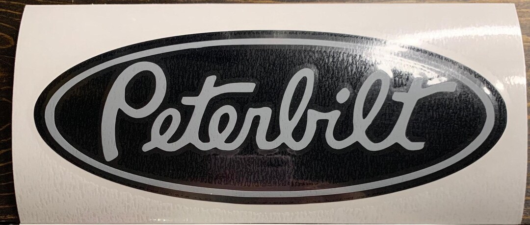 Peterbilt Emblem Decal - Etsy