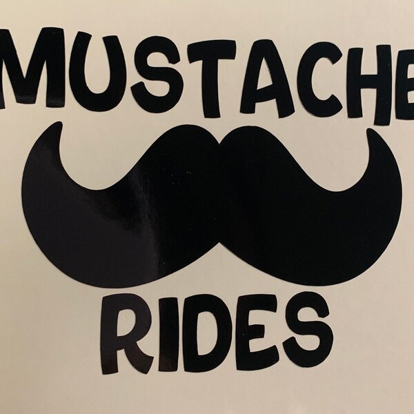 Mustache Car Decal - Etsy