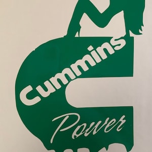 Cummins Power Decal - Etsy