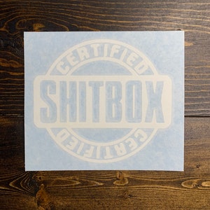 Certified Shitbox Decal - Etsy