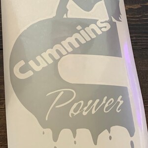 Cummins Power Decal - Etsy