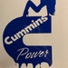 Cummins Power Decal - Etsy