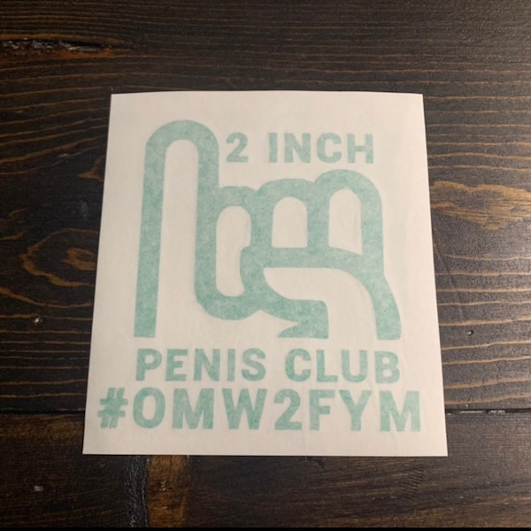 2 Inch Penis Club Svg - Etsy