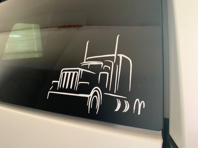 Peterbilt Big Truck Decal - Etsy
