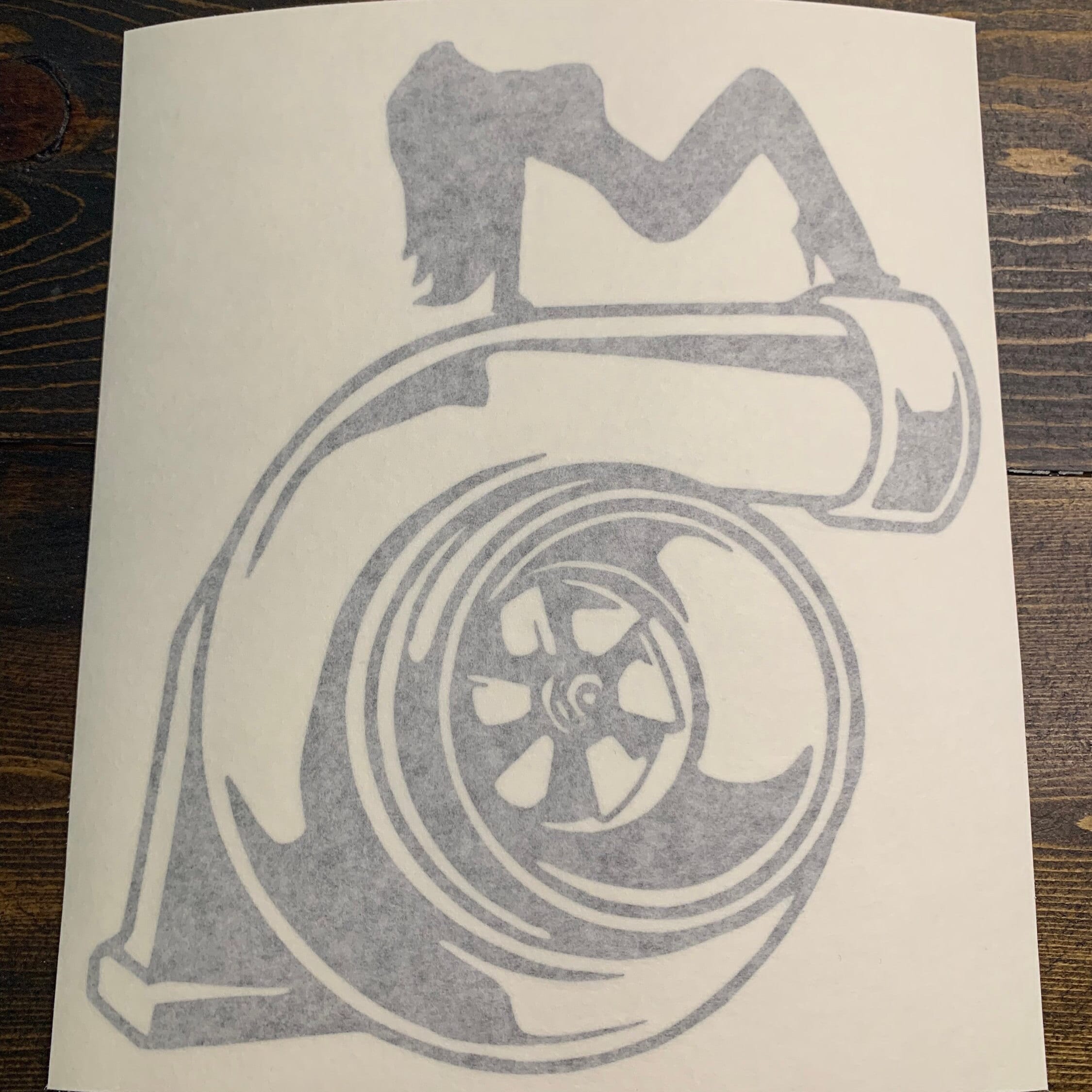 Turbo Girl Decal - Etsy