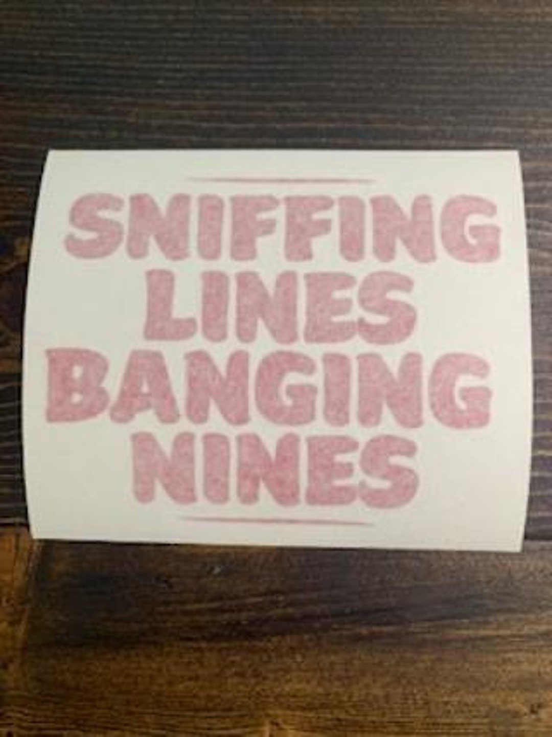Sniffing Lines Banging Nines - Etsy