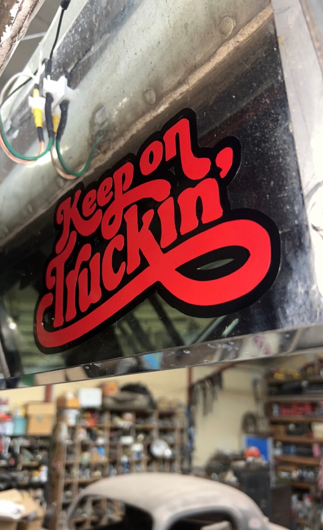 Keep on Trucking Decal - Etsy