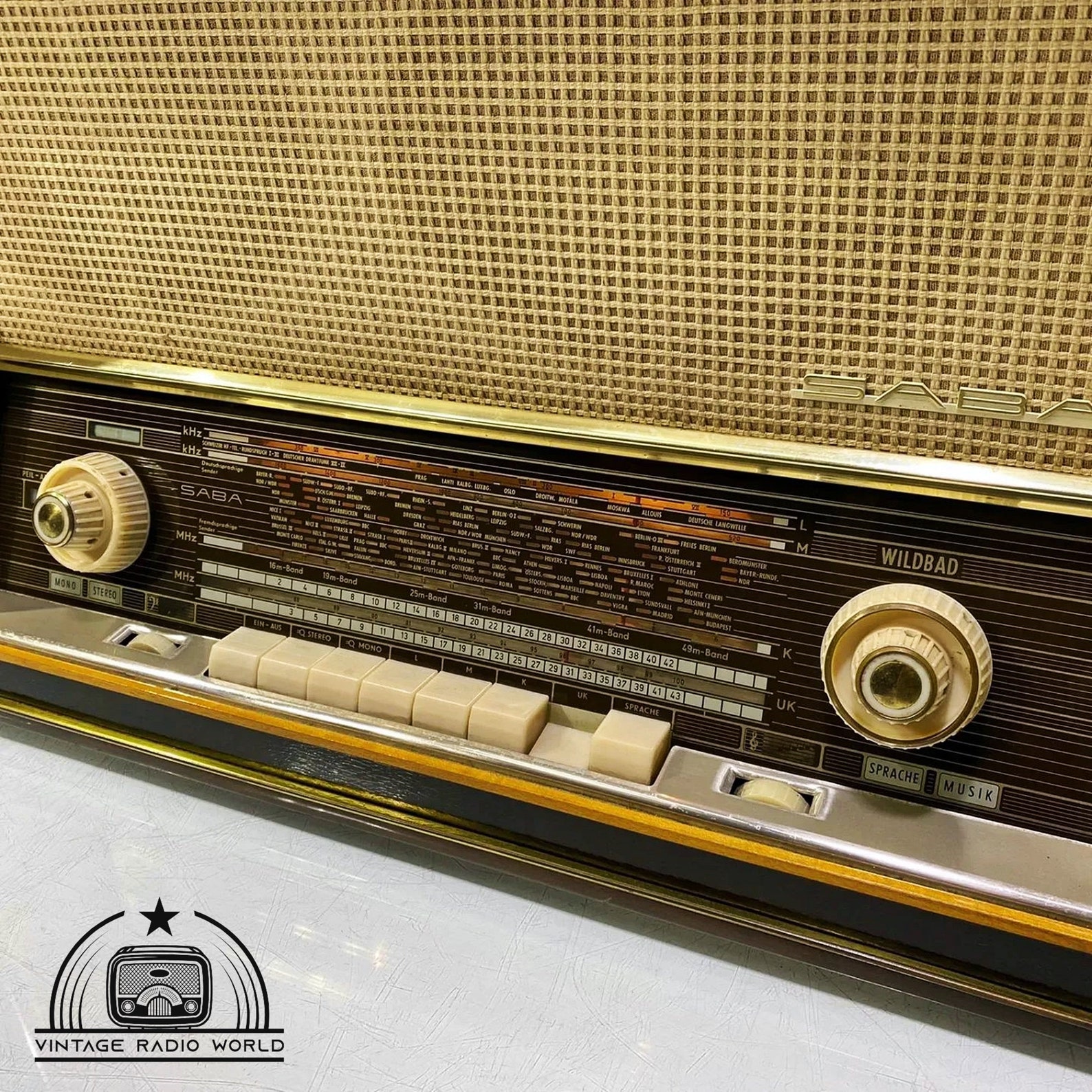 Saba Wildbad 125 Radio - Authentic Vintage, Original Saba Villigen 11 ...