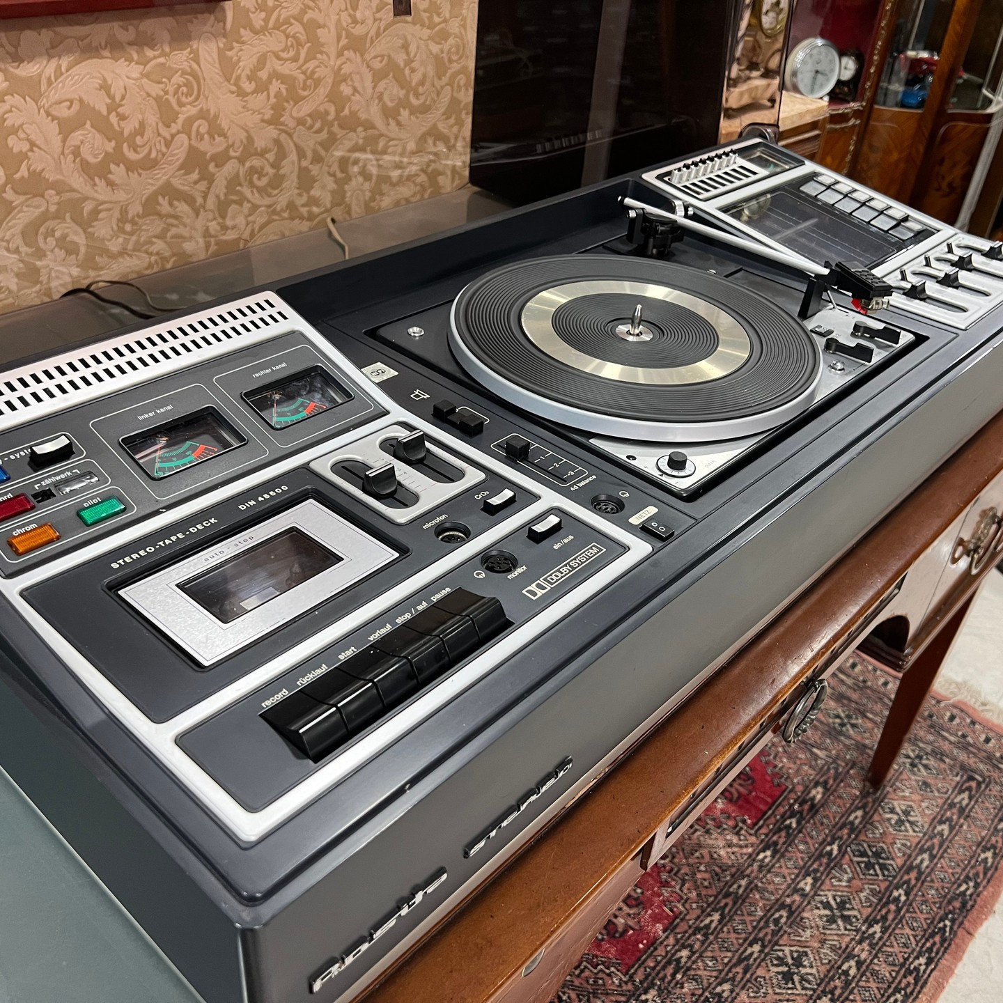 Antique Rosita Stereo Combo Turntable | Dual 1222 Auto | 7-channel FM ...