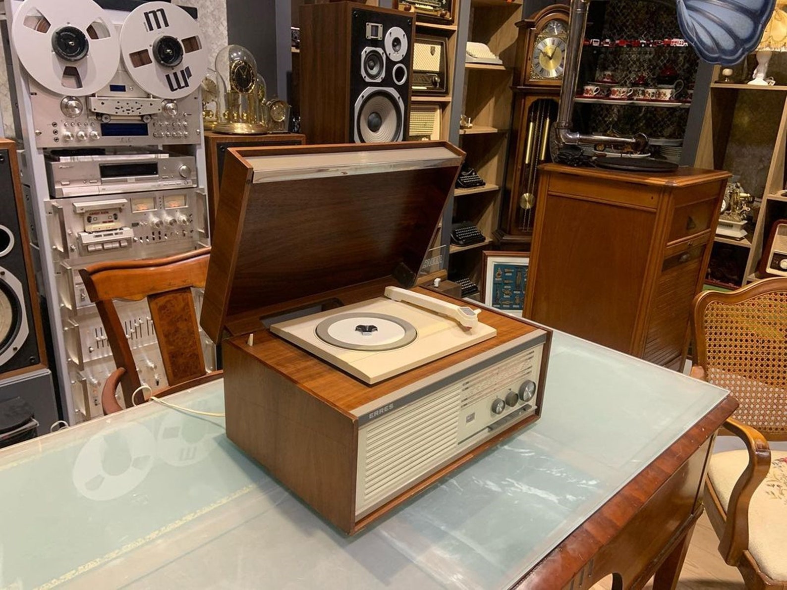 Erres Lamp Radio With Record | Vintage Radio | Orjinal Old Radio ...
