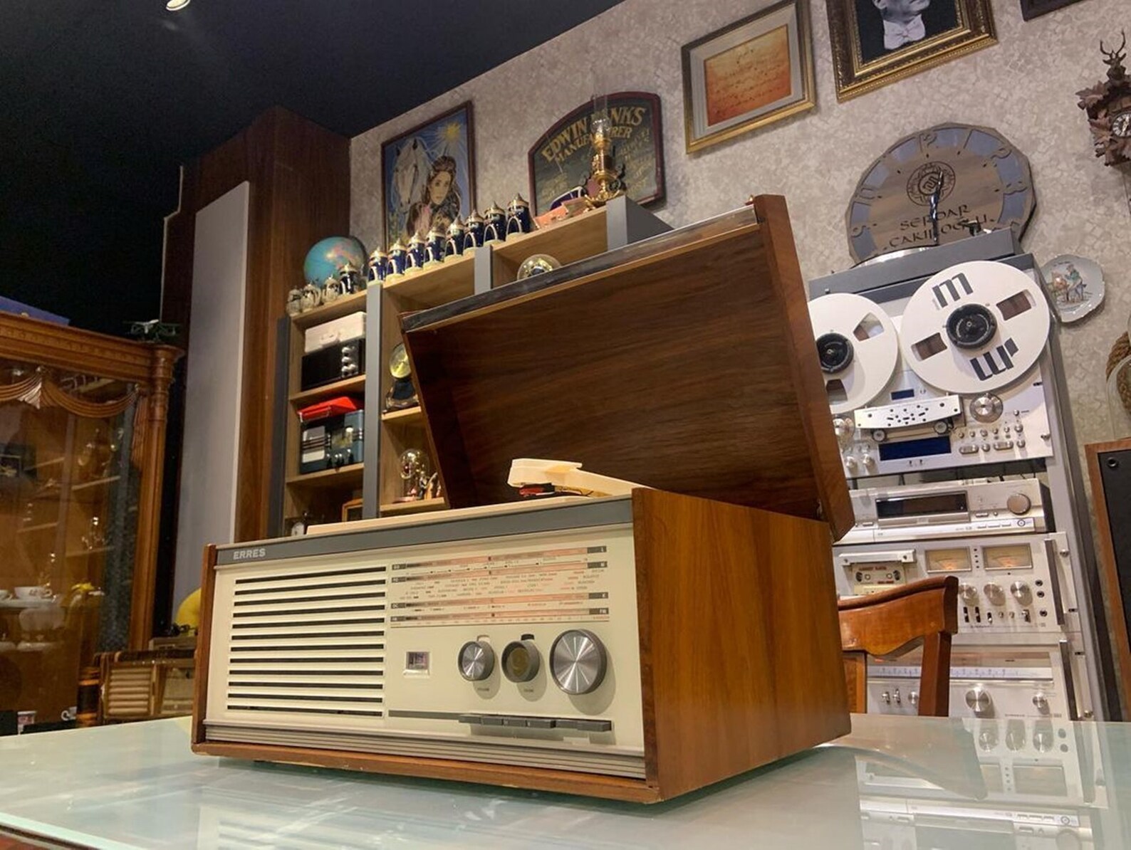 Erres Lamp Radio With Record | Vintage Radio | Orjinal Old Radio ...
