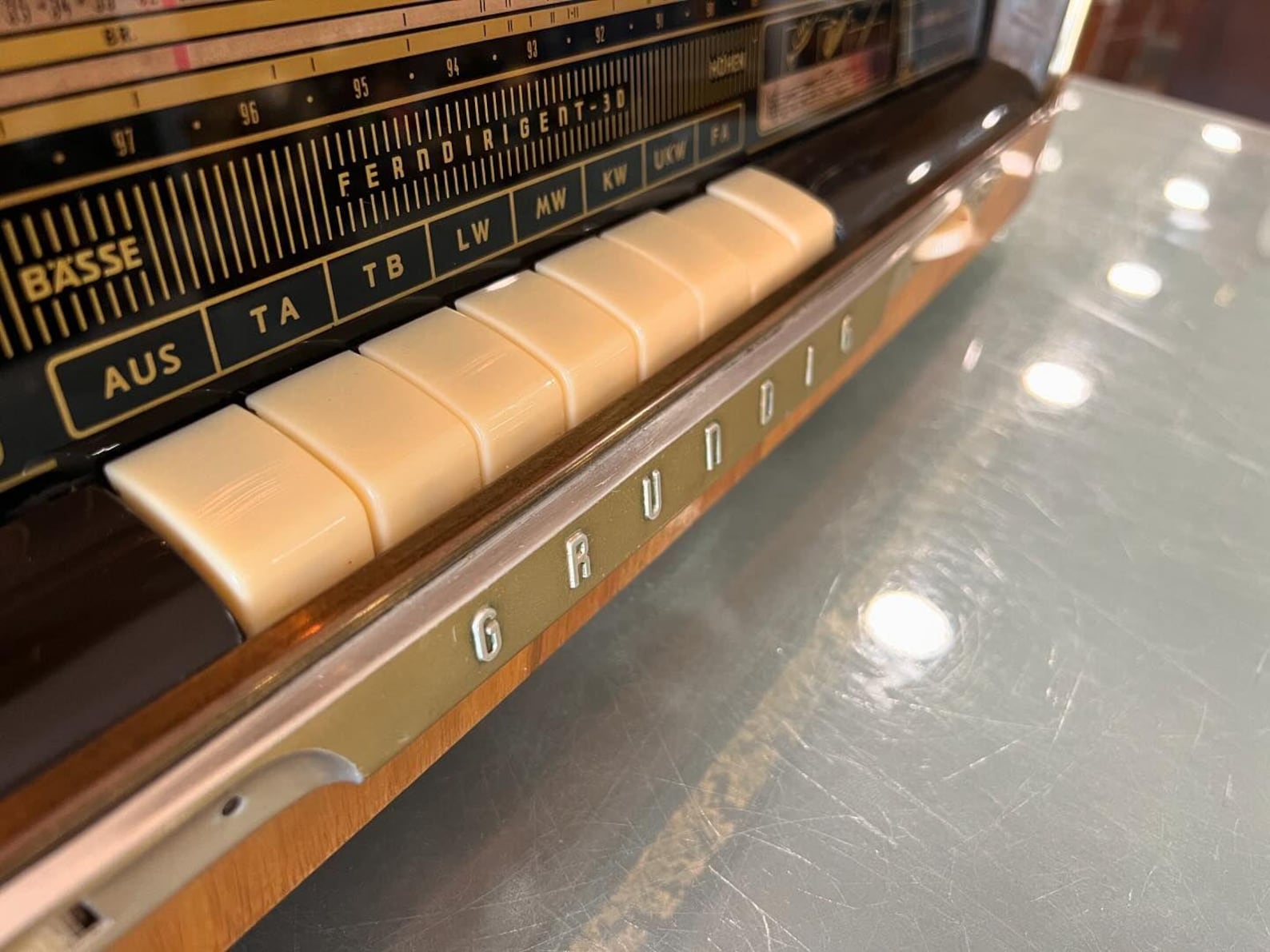 Antique Grundig 3090/56 Tube Radio With Original FM, Fully Functional ...