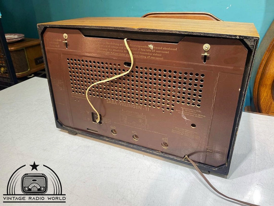 Saba Villigen 11 Authentic Vintage Radio, Original Classic, SABA Radio ...