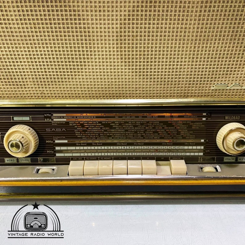 Saba Wildbad 125 Radio - Authentic Vintage, Original Saba Villigen 11 ...