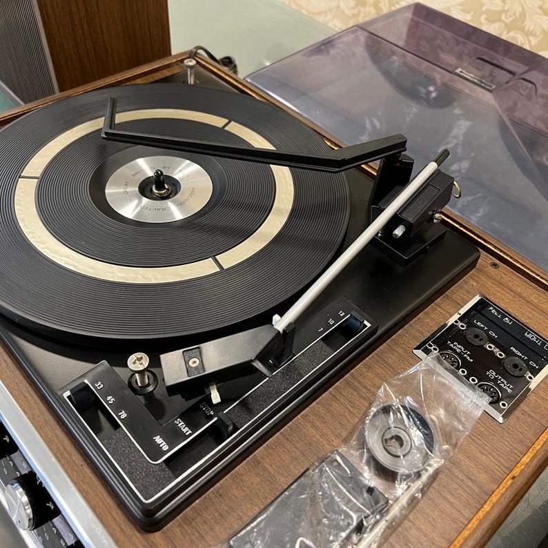 Vintage French Stereorama Record Player, Plays All Speeds, Excellent ...